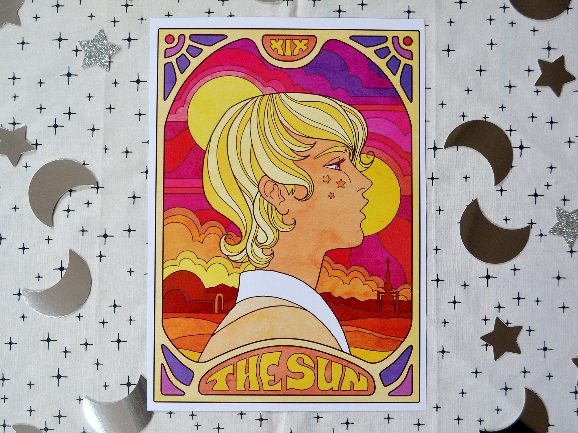 A5 Art Print 'the Sun' Star Wars Luke Skywalker | Etsy