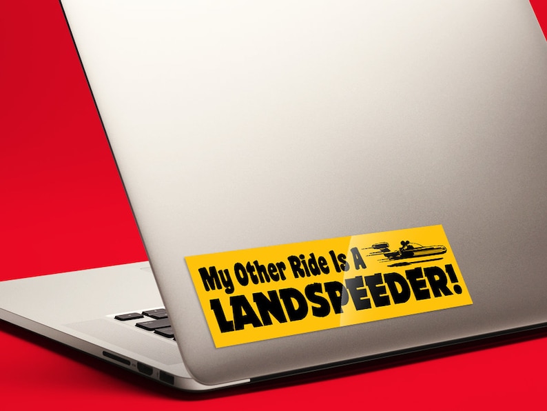 Vinyl Sticker 'my Other Ride is A Landspeeder' 15cm - Etsy