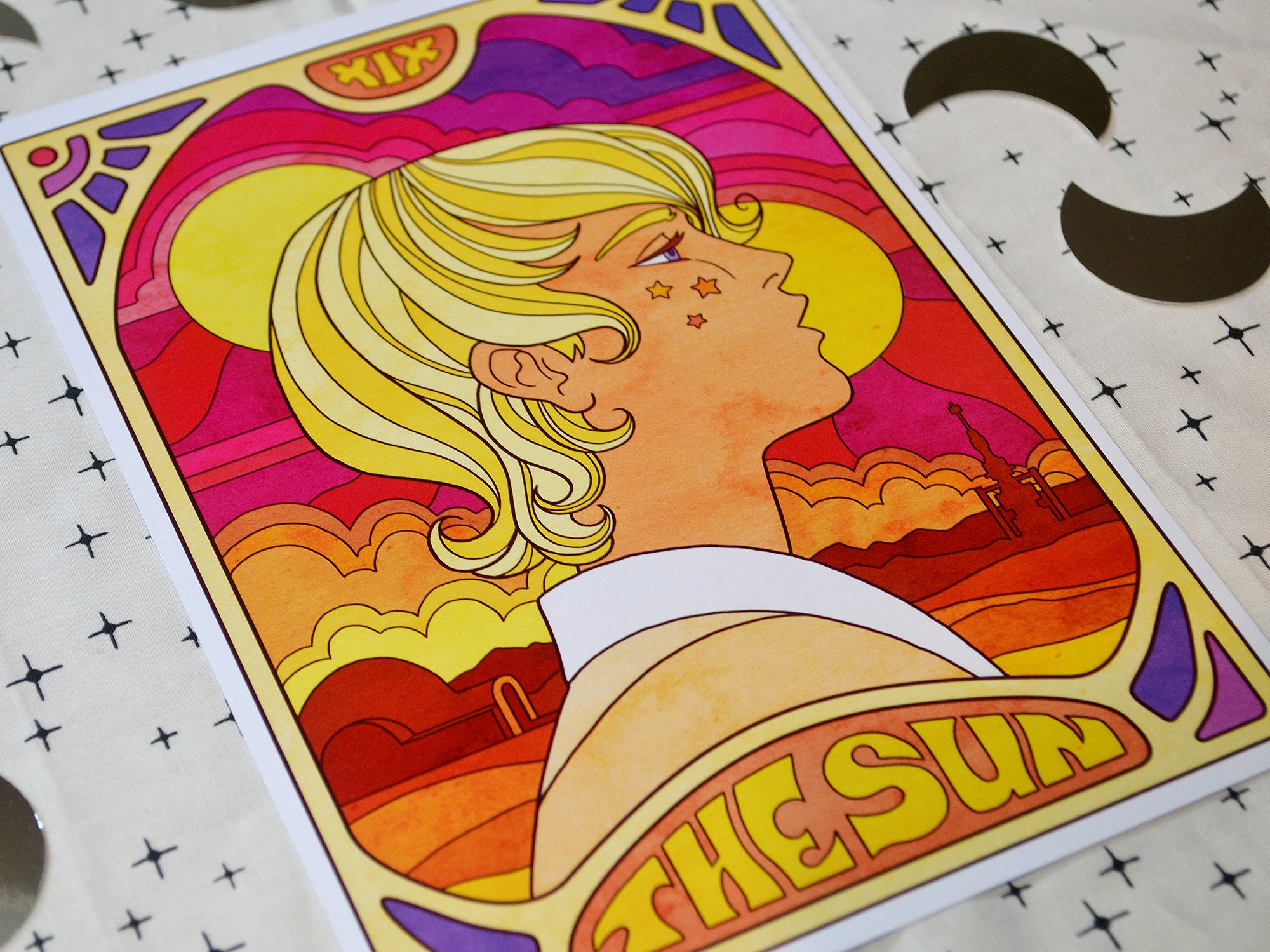 A5 Art Print 'the Sun' Star Wars Luke Skywalker | Etsy