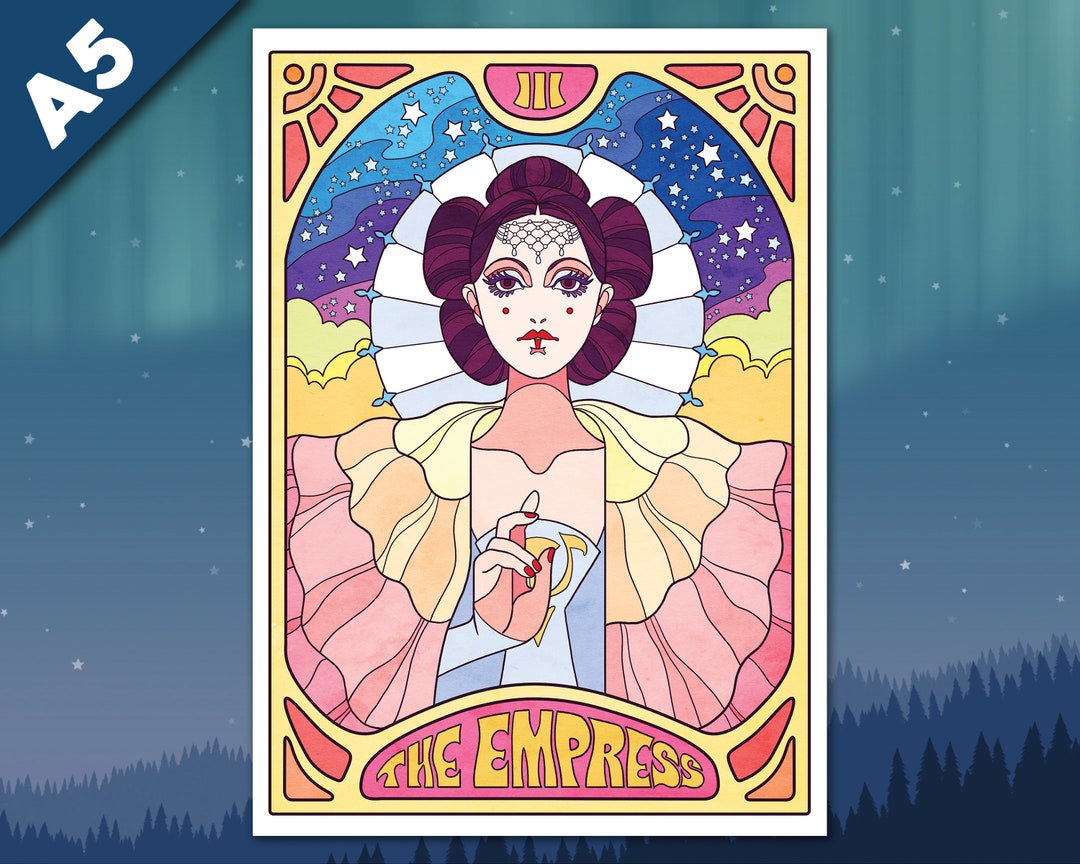A5 Art Print 'the Empress' - Star Wars, Padme Amidala, Tarot ...