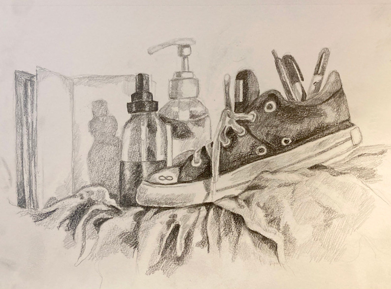 Small Shoe Still Life Sketch - Etsy