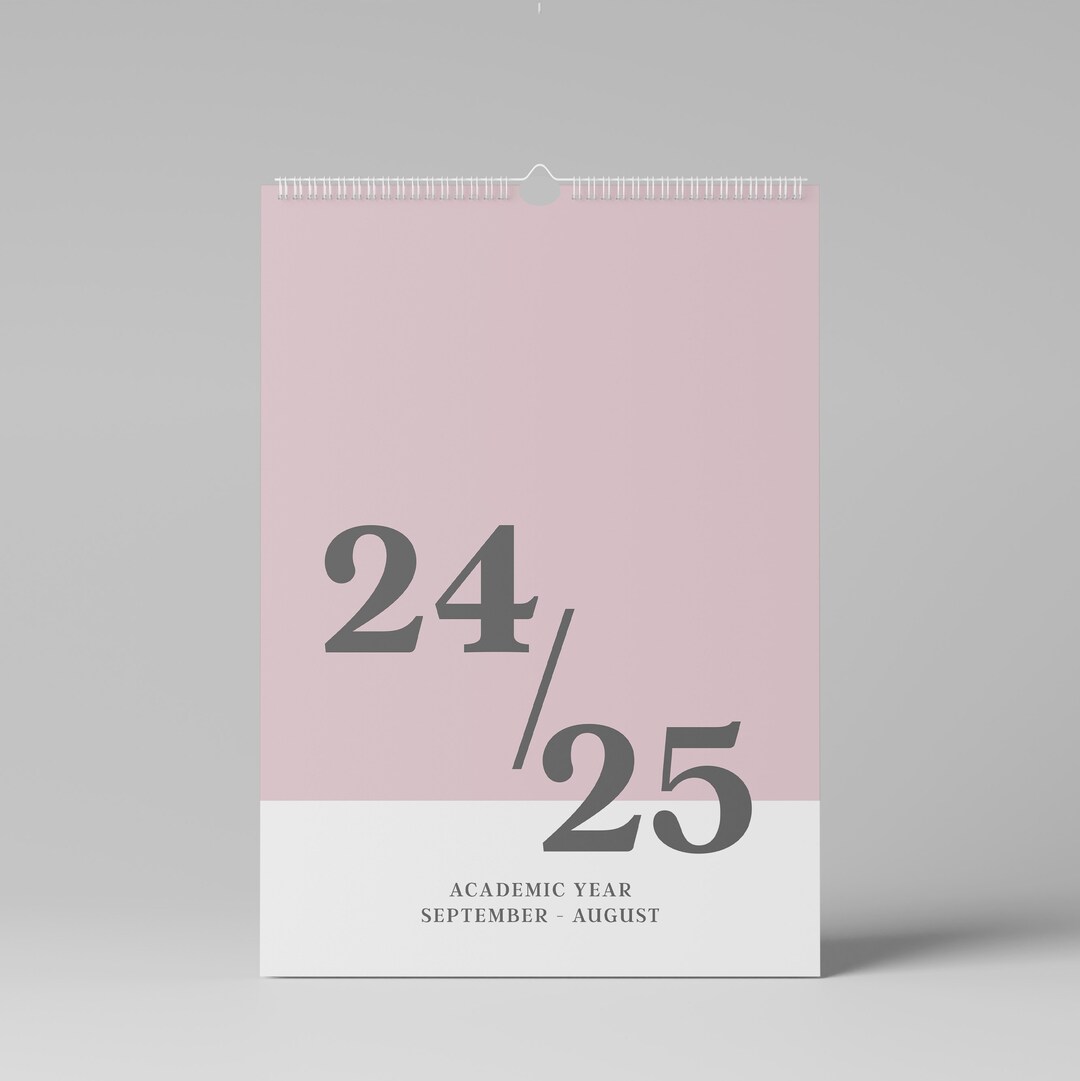 2024 2025 Academic Year Calendar Large A3 Hanging Calendar University ...