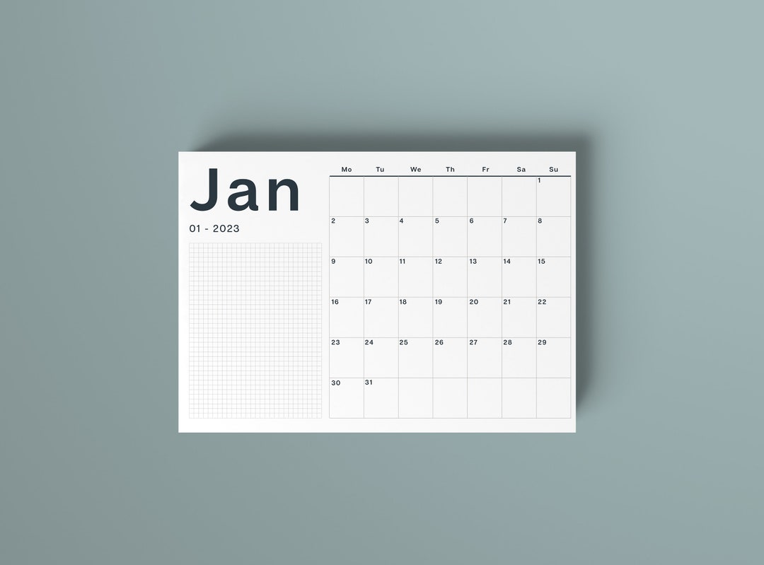 A3 Wall Calendar Sheets Start Any Month Monthly Planner - Etsy UK