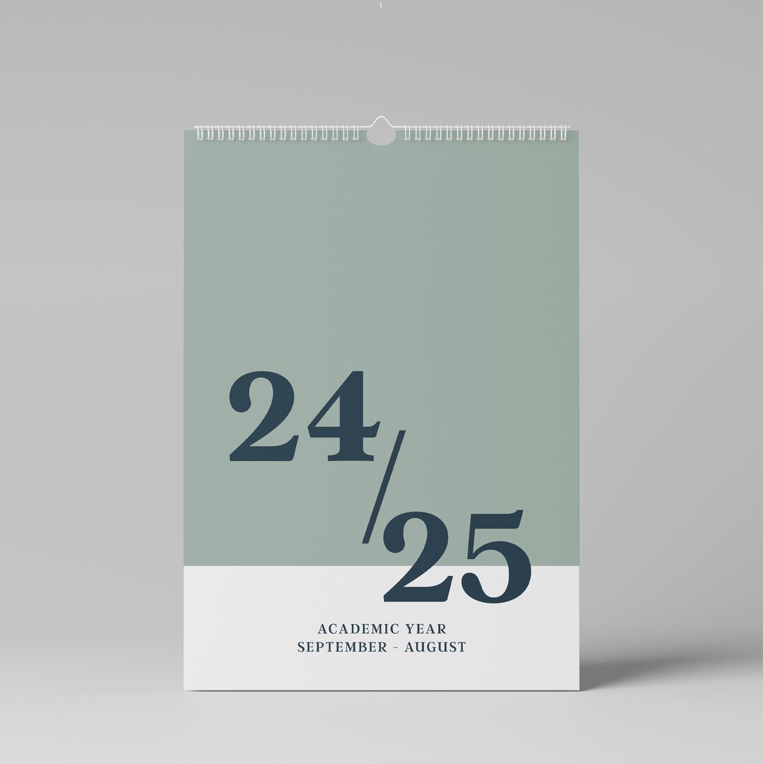 2024 2025 Academic Year Calendar Large A3 Hanging Calendar University ...