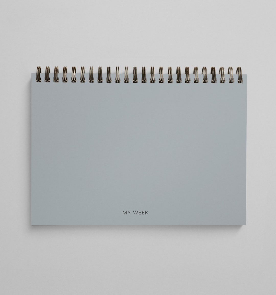 My Week Desk Planner Notebook, Spiral Bound, Weekly Planner Book ...