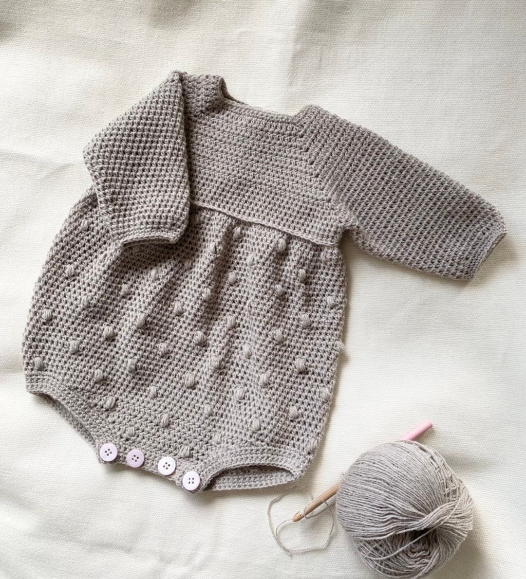 Crochet Pattern Romper Little Dotty Romper for Baby & Toddler - Etsy