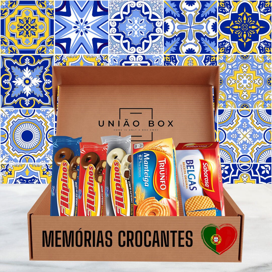 Memórias Crocantes - Portuguese Snacks - União Box - Etsy