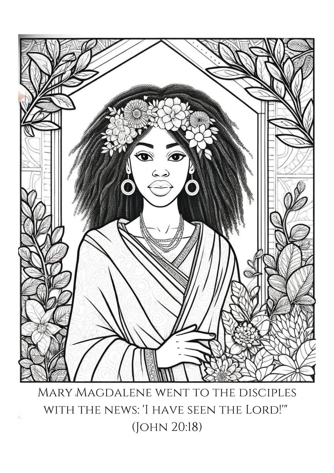 Women of the Bible Coloring Book - Christian Coloring for Adults ...