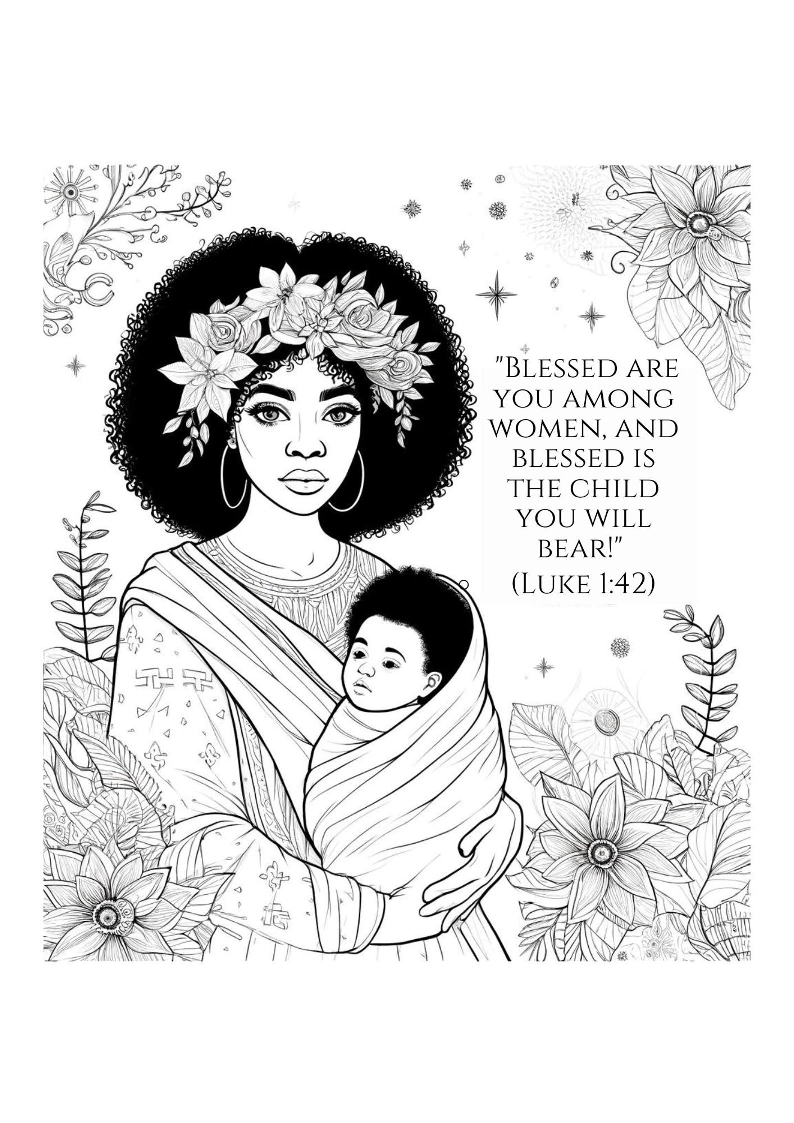 Women of the Bible Coloring Book - Christian Coloring for Adults ...