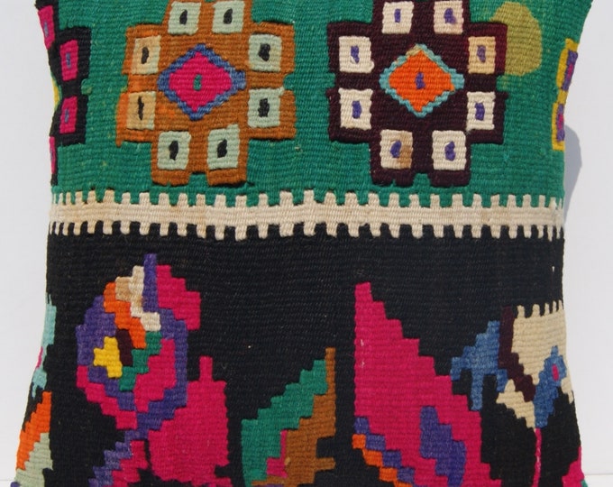 Home Decor Throw Pillows Yugoslavian Rug Pillow Cover Handmade - Etsy