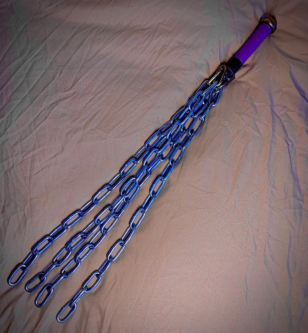 Sadistic Steel Chain Flogger large - Etsy