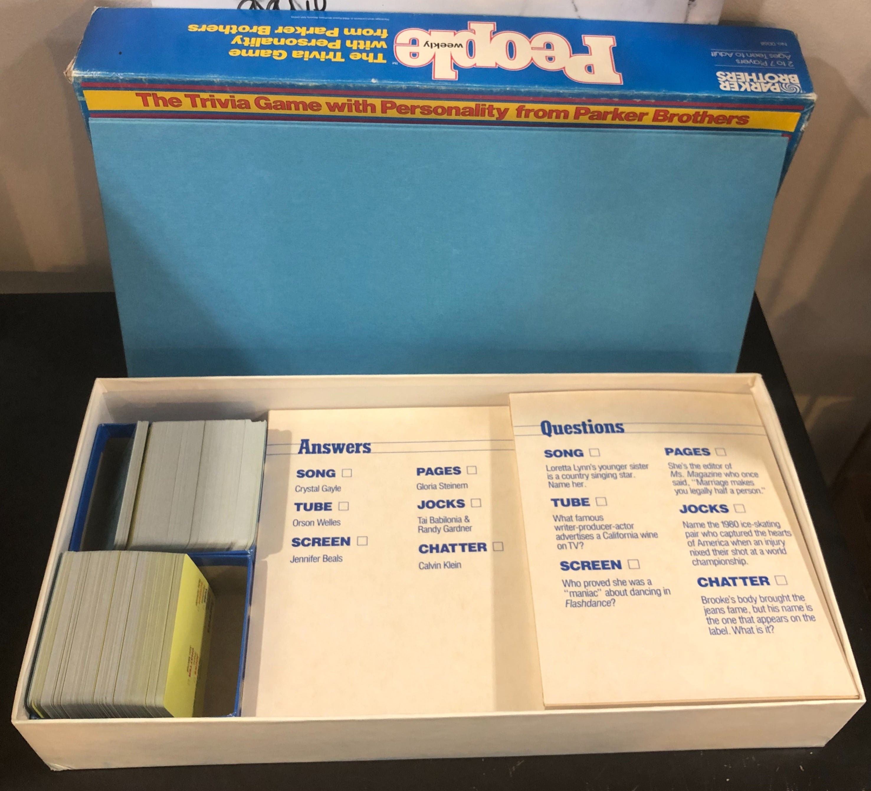 Vintage People Magazine Trivia Board Game - Etsy