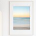 Blue Beach Print, Sunset Blue Beach Photography, Sunset Ocean Print ...