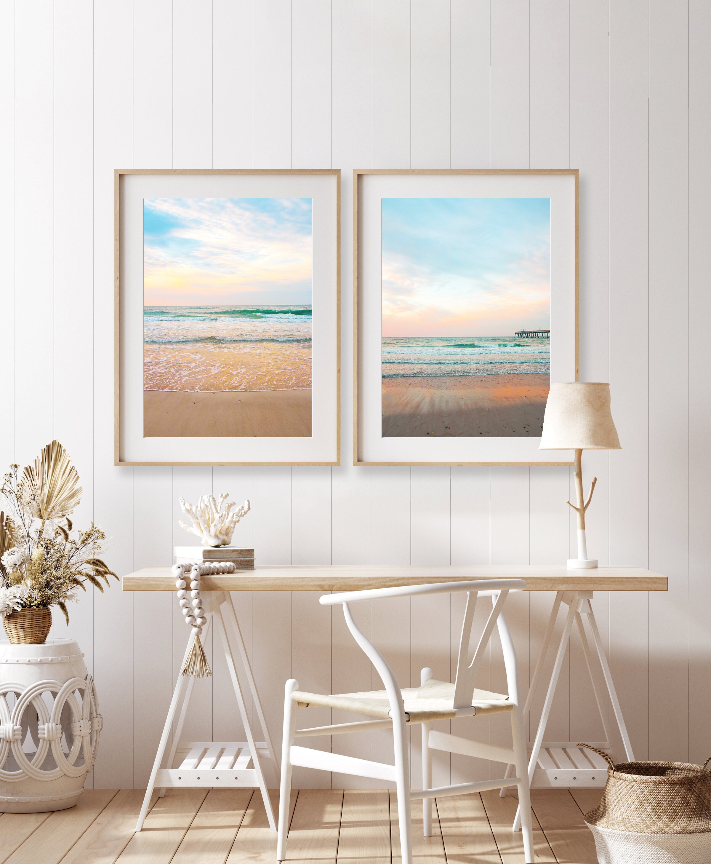 Colorful Beach Print, Pastel Beach Photograph, Tropical Ocean Print ...
