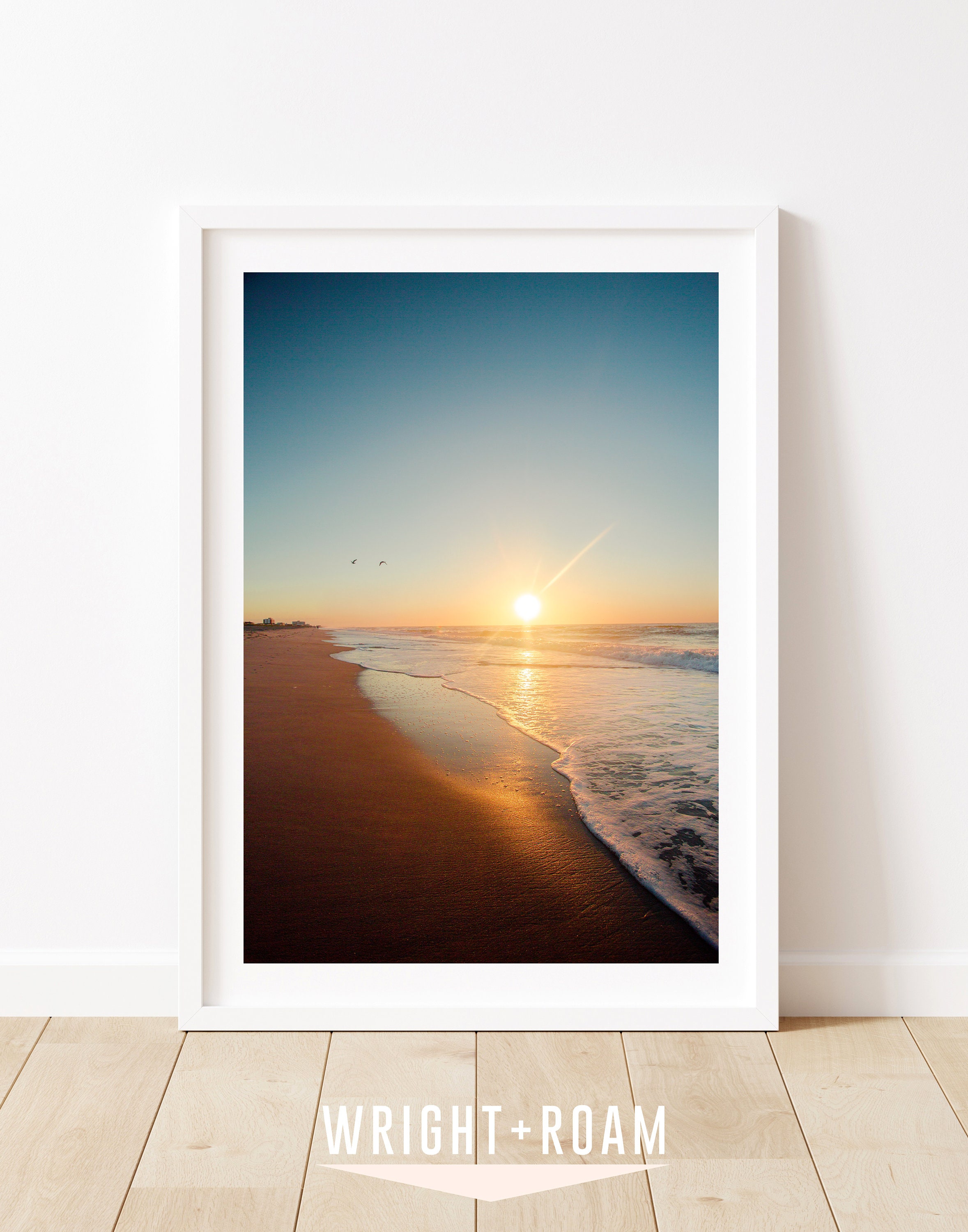 Sunset Beach Print, Colorful Beach Photography,calming Ocean Print ...