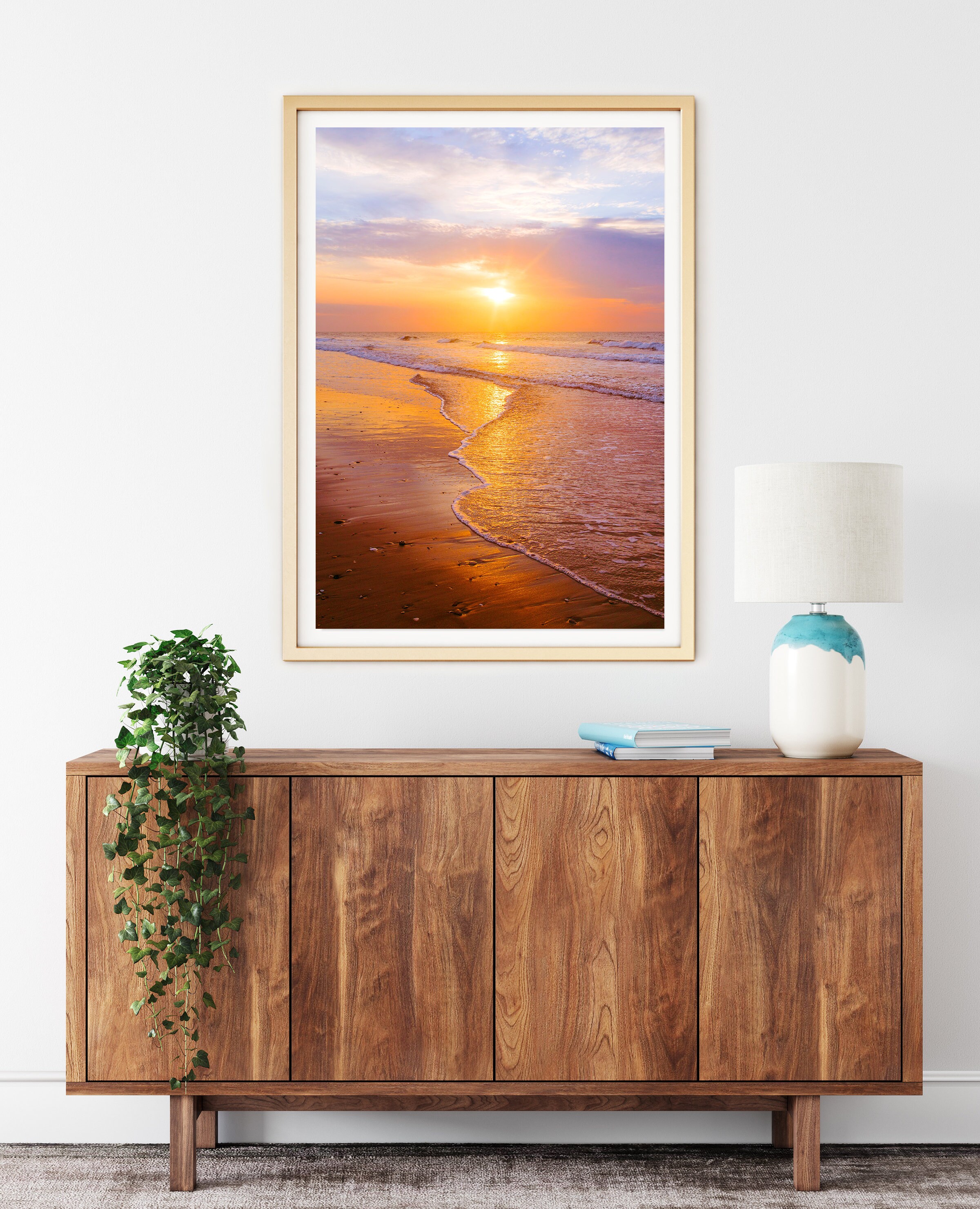 Colorful Beach Print Sunset Beach Photography Sunrise Ocean | Etsy