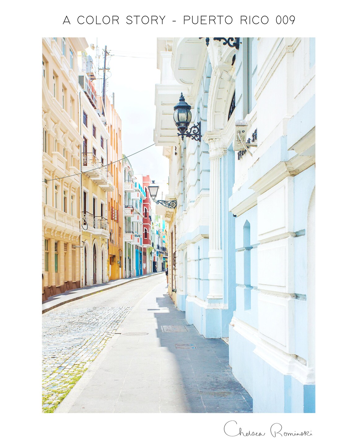 Pastel Architecture Print Puerto Rico Travel Poster Colorful - Etsy