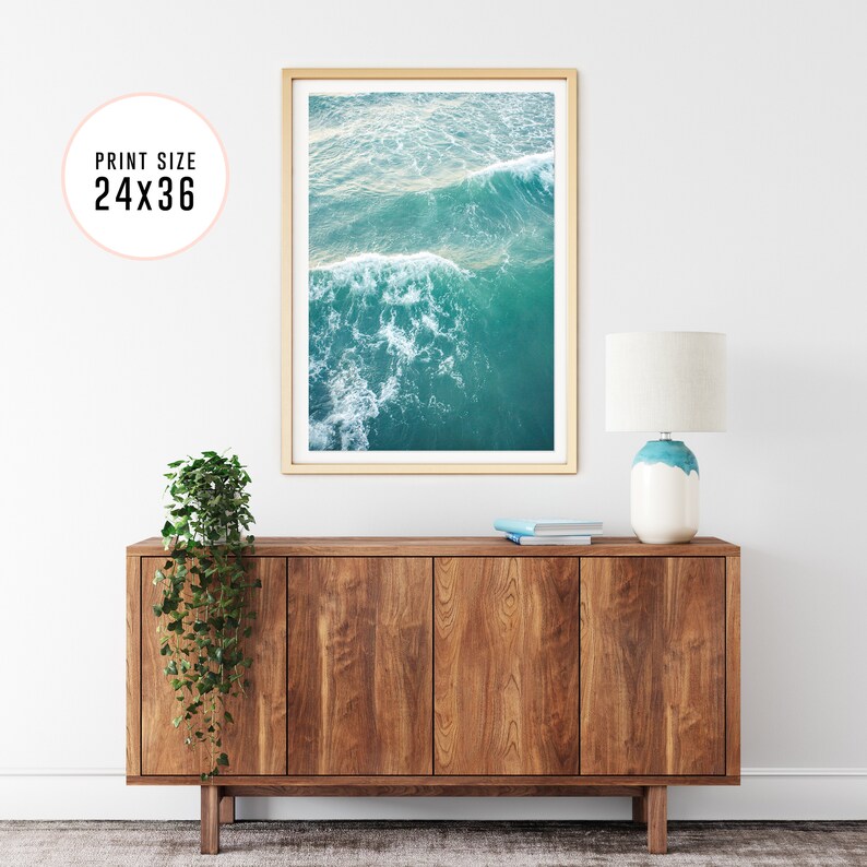 Aerial Beach Photography Large Scale Ocean Art Print - Etsy
