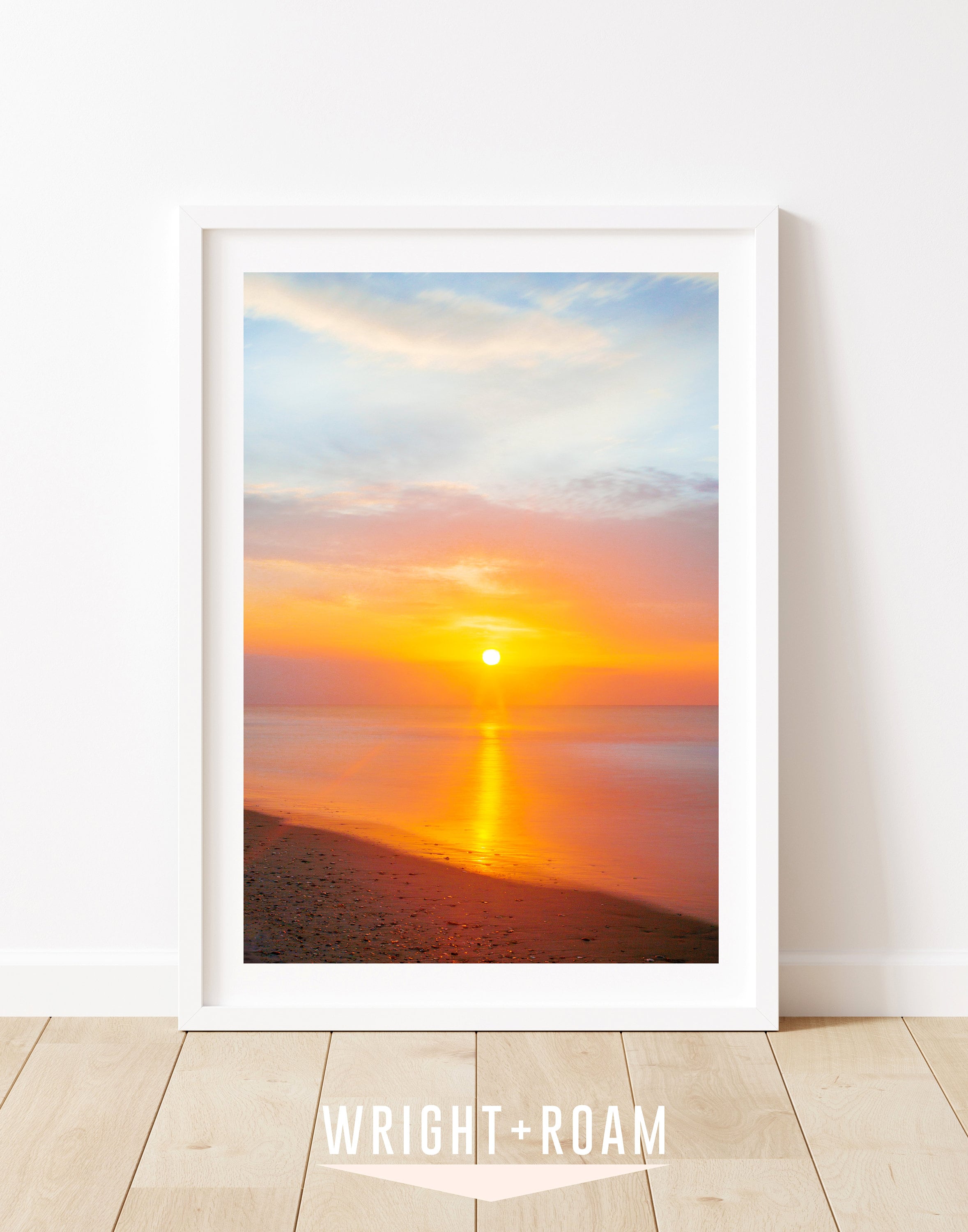Colorful Beach Print, Sunset Beach Photography, Sunrise Ocean Print ...