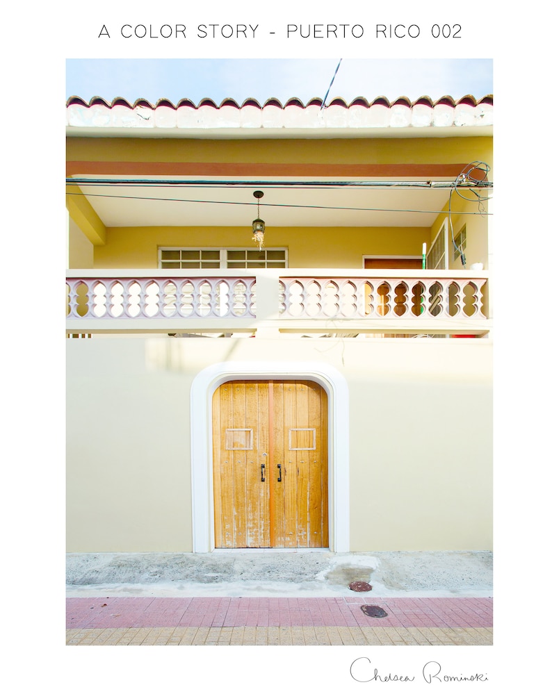 Puerto Rico Architecture Print Colorful Urban Landscape | Etsy