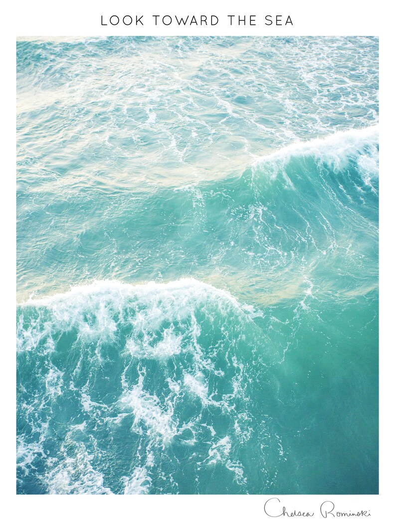 Aerial Beach Photography Large Scale Ocean Art Print - Etsy