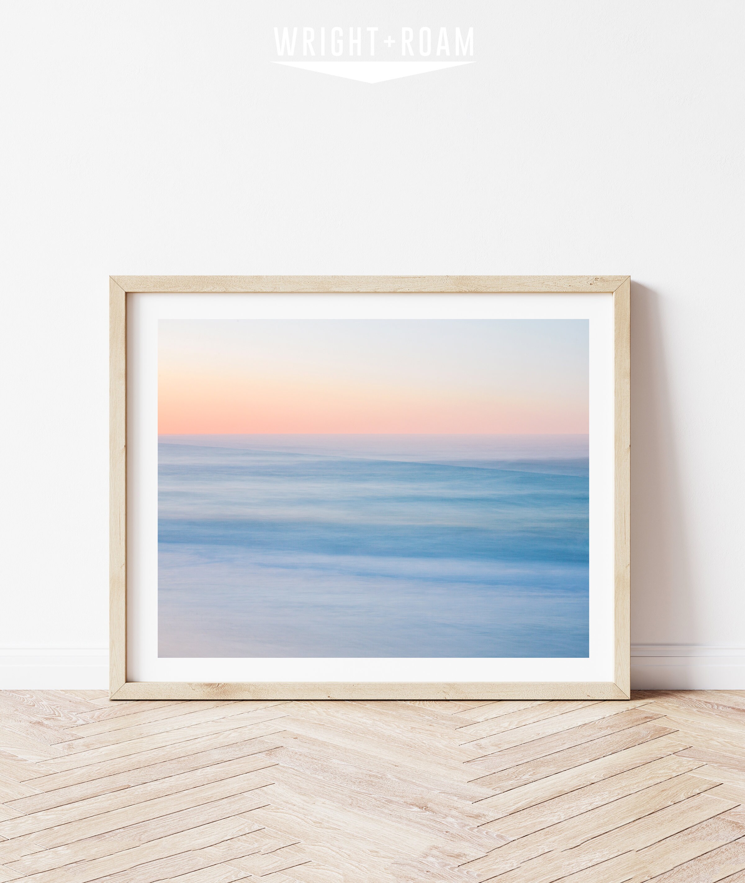 Pastel Beach Print Minimal Beach Photography Pastel Blue | Etsy