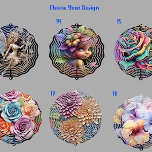 Colorful Round Wind Spinners - Etsy