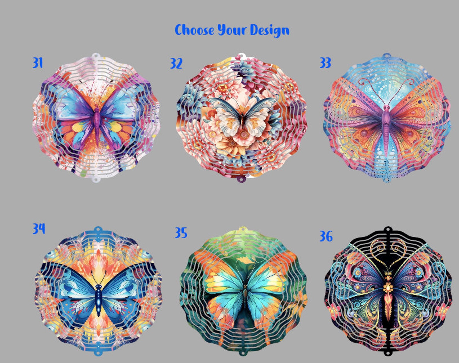 Colorful Round Wind Spinners - Etsy