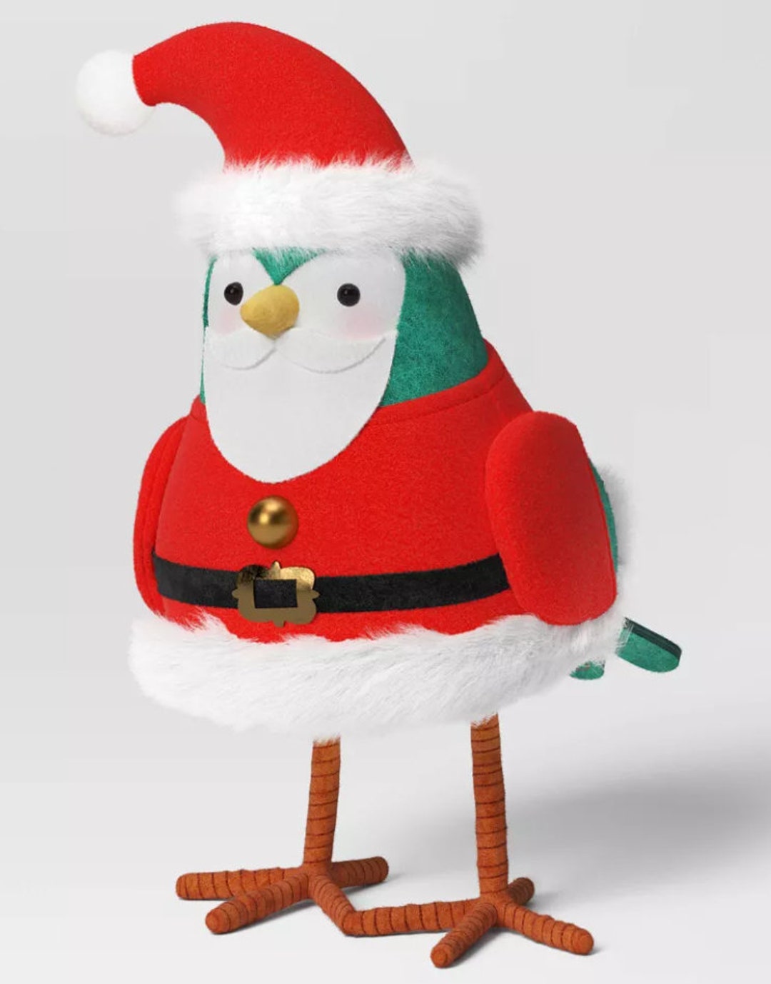 Featherly Friends. Target Christmas Santa Bird - Etsy