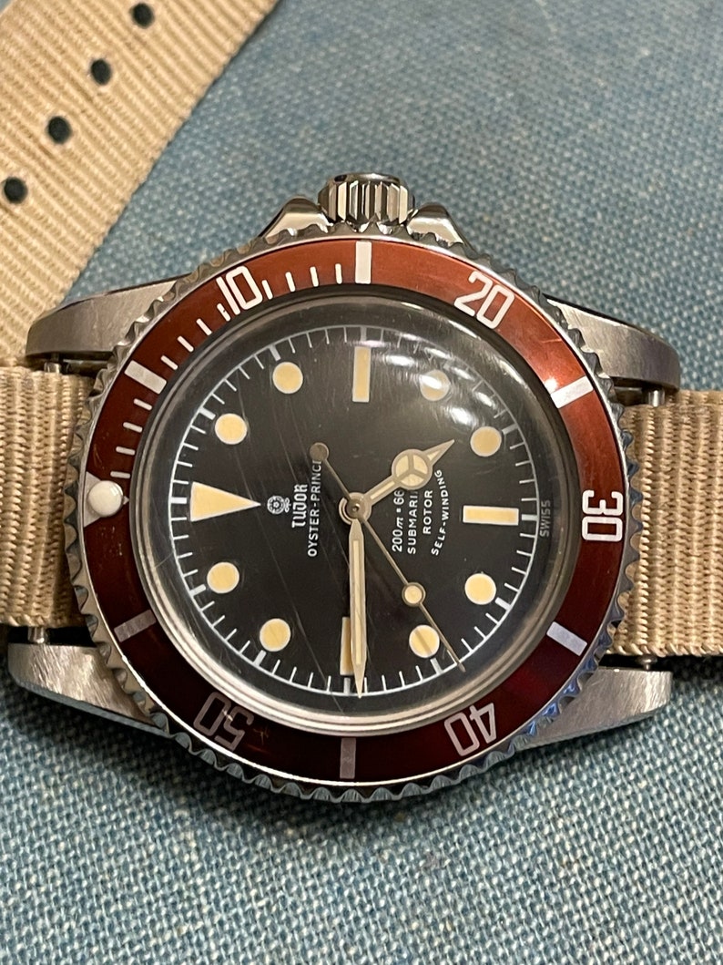70s VTG Rare Tudor Rolex 7928 Root Beer Submariner Dive Watch - Etsy Canada