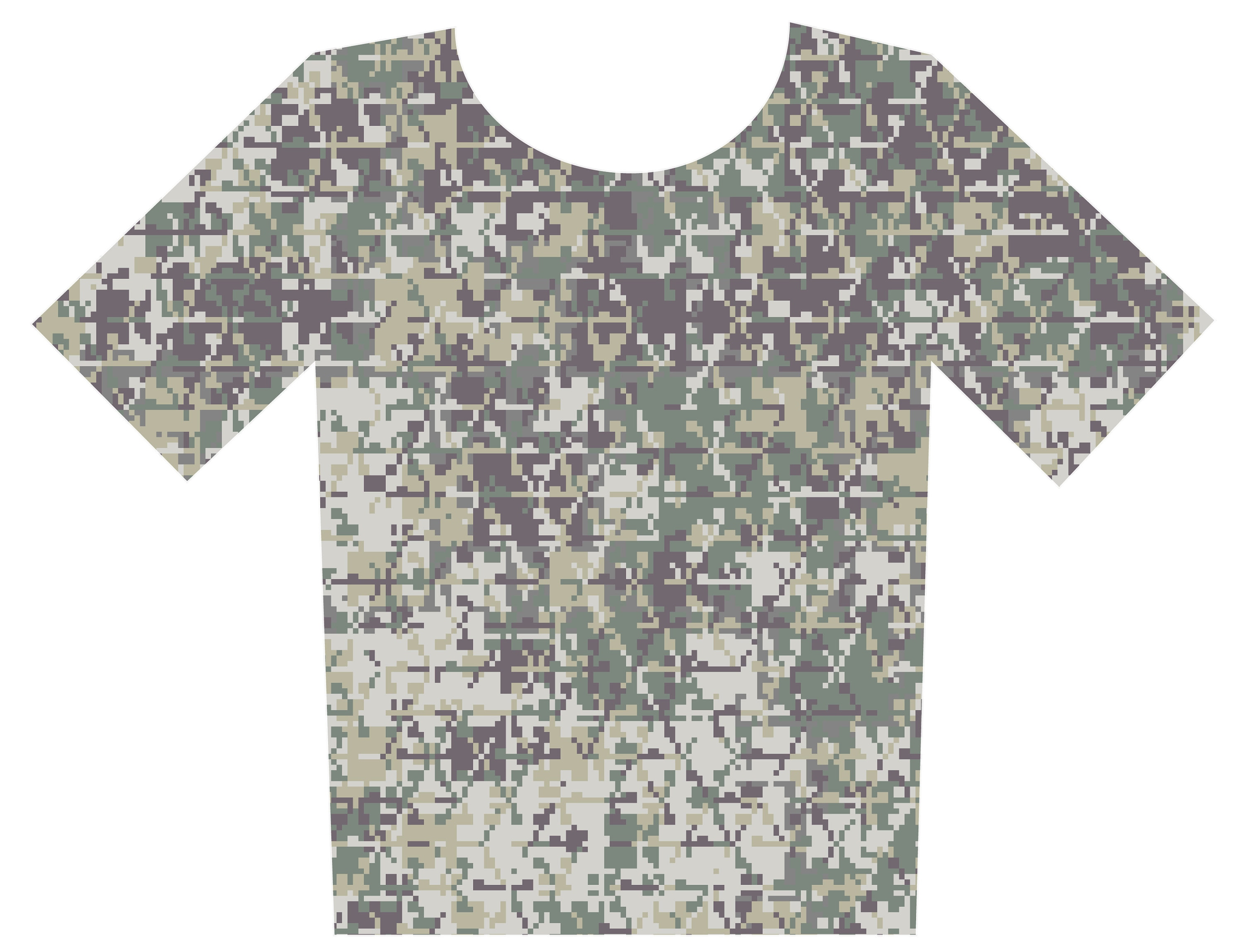 Fractal Camouflage Pattern: US Army Colors (five PNG Digital Downloads ...