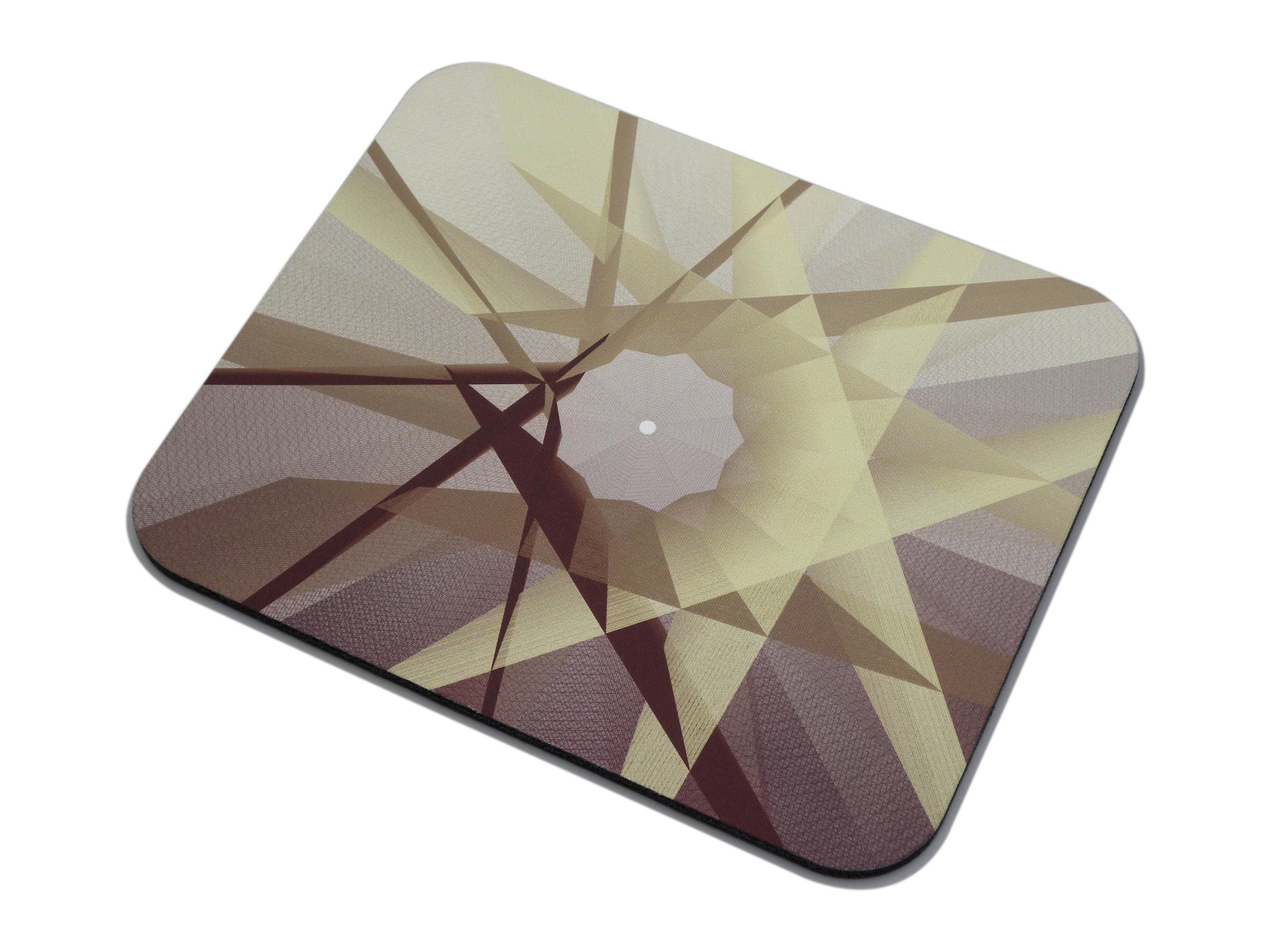Unique Customized Mouse Pad Fractal Based Design in Shades of Yellow ...