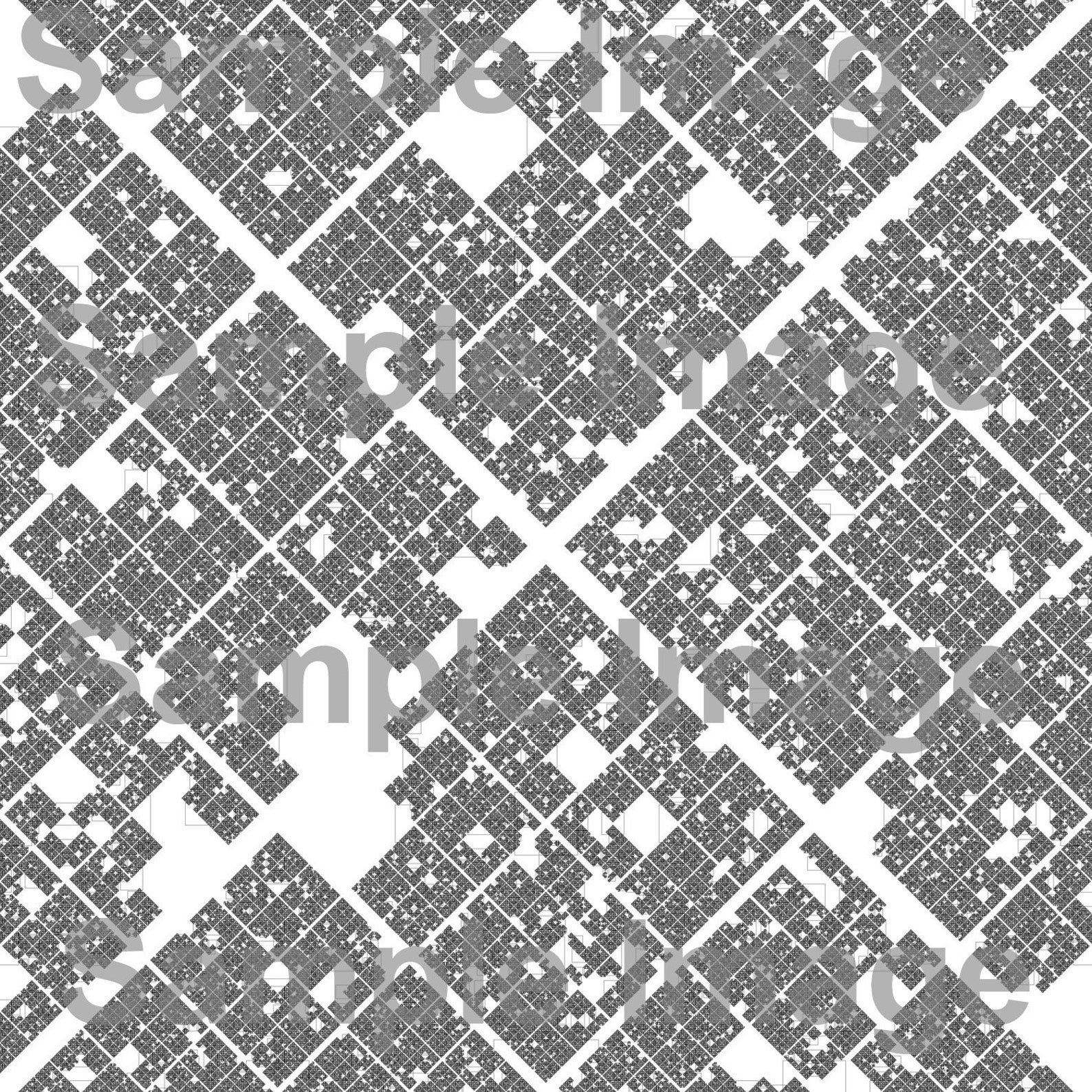 Urban Fractal Design - Digital Print - Monochrome - PNG and JPG ...