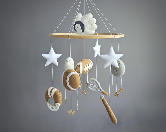 Small Light Blue Baby Boy Room Idea Mobile Suncatcher Bling Nursery ...