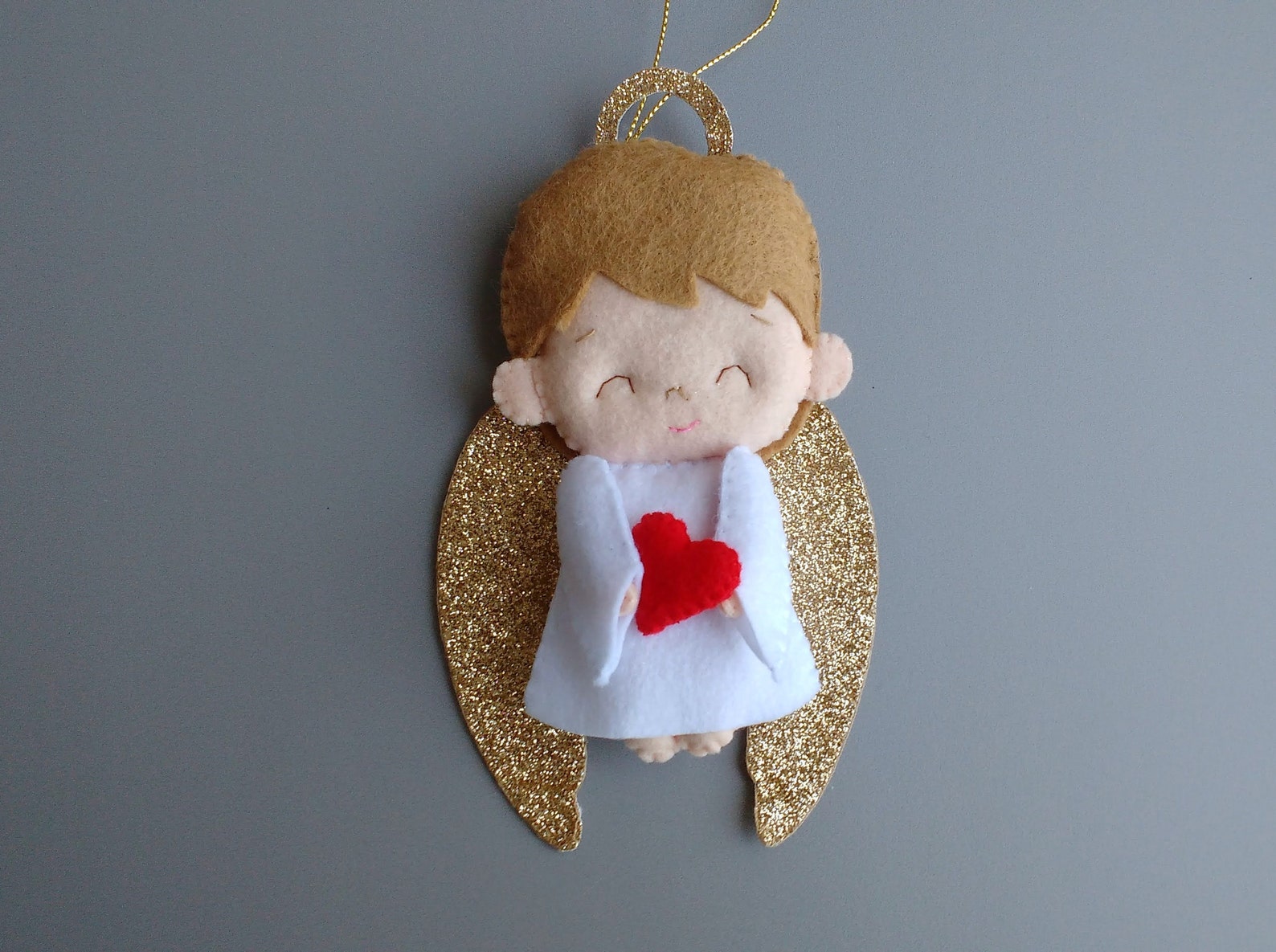 Christmas Felt Angel Ornaments Christmas Felt Decor Set - Etsy