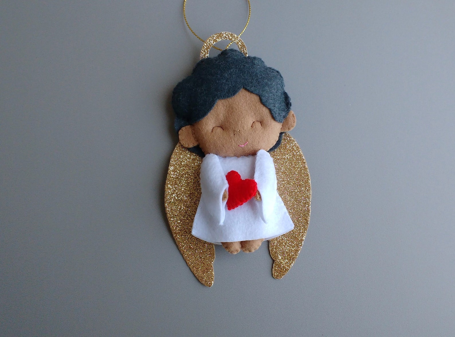 Christmas Felt Angel Ornaments Christmas Felt Decor Set - Etsy