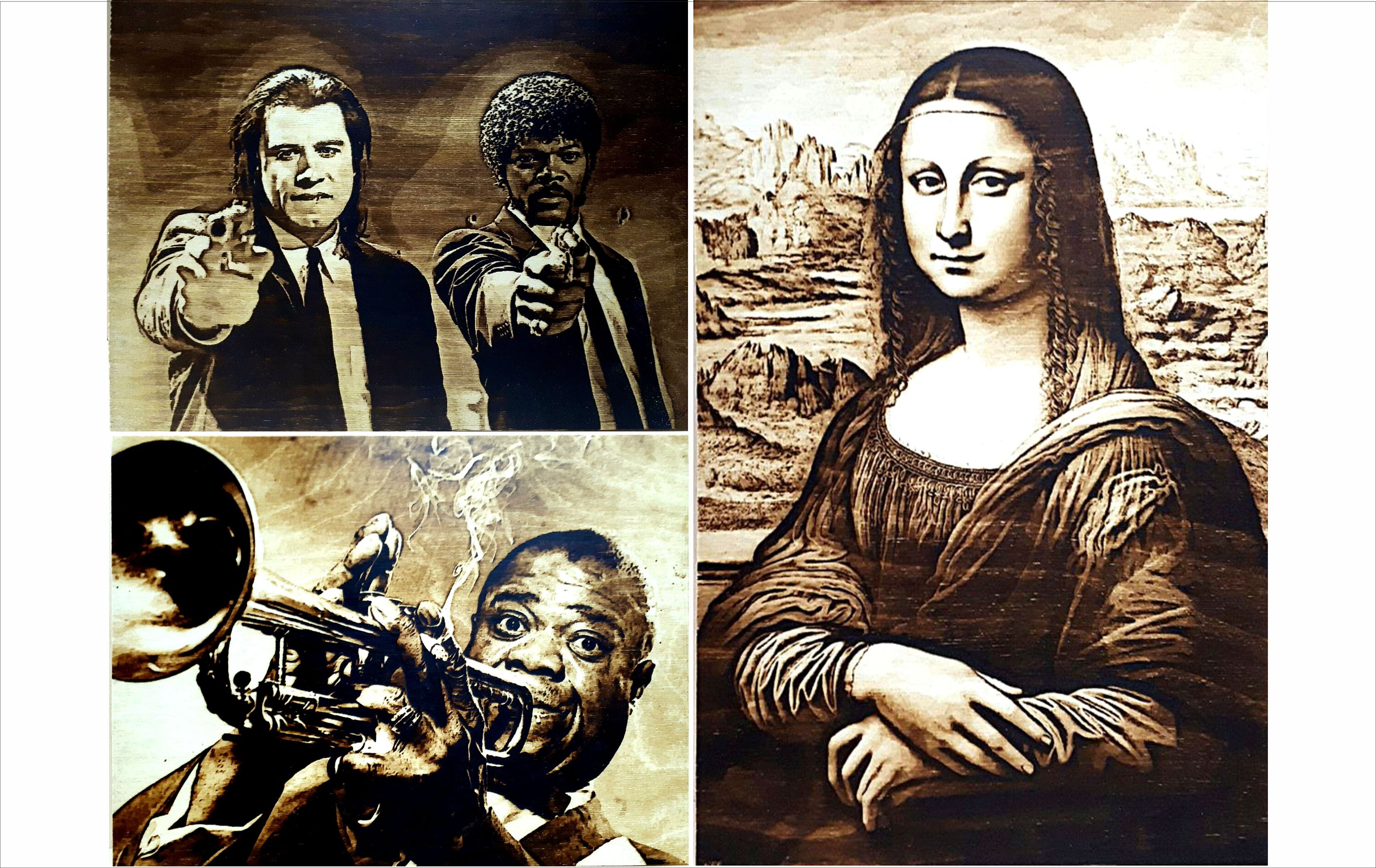 Custom Photo Engraving Laser Engraved Portrait Woodburning | Etsy