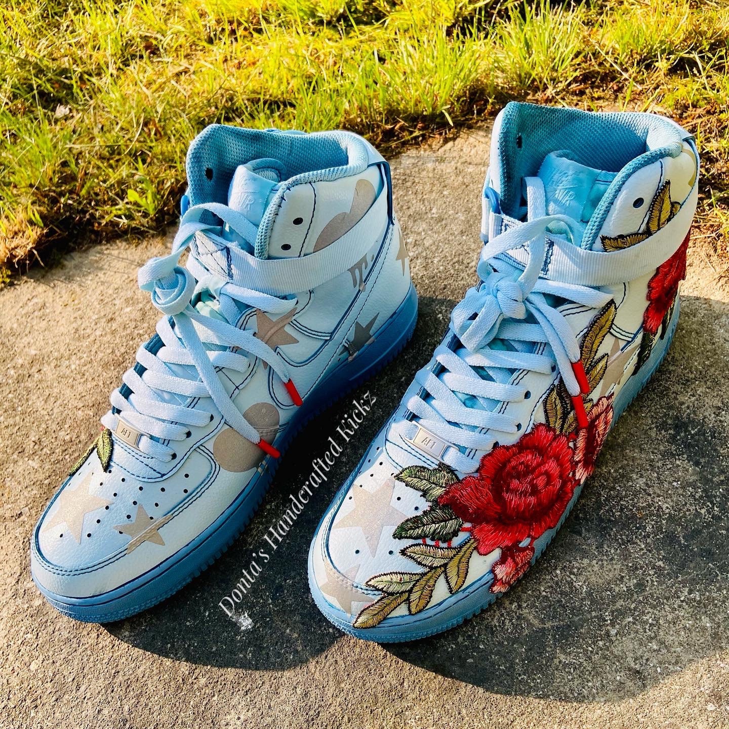Blue Dream AF1 High Top - Etsy
