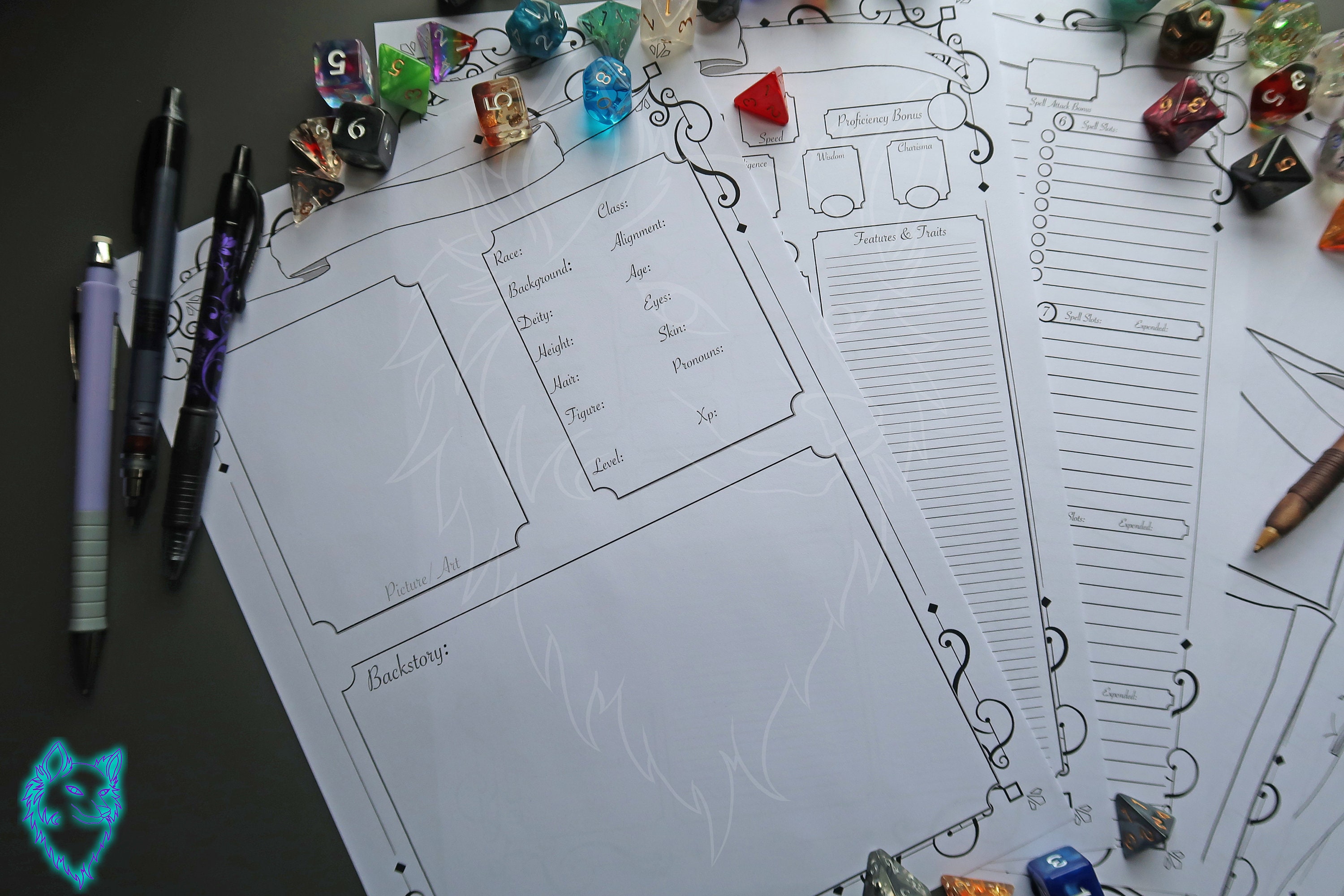 Dnd 5E Character Sheet - Etsy UK