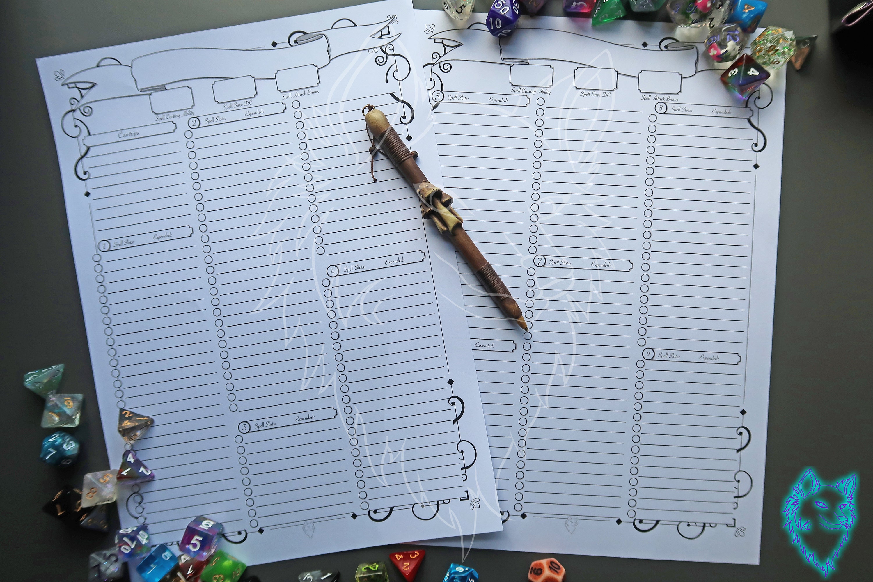 Dnd 5E Extended Spell Sheet - Etsy