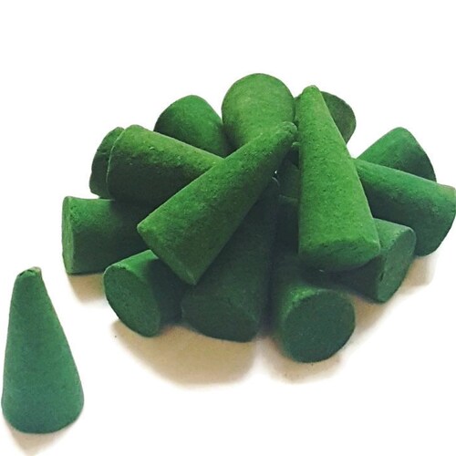 Tulsi Basil Incense Cones 15 Cone Incense Packet Calming | Etsy