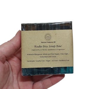 Rude Boy Scented Soap Bar Slice – Inspired by Bad Boy Eau De Parfum ...