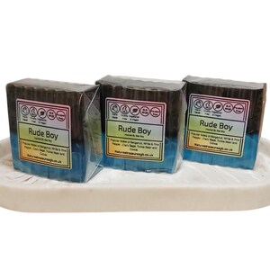 Rude Boy Scented Soap Bar Slice Inspired by Bad Boy Men Aftershave ...