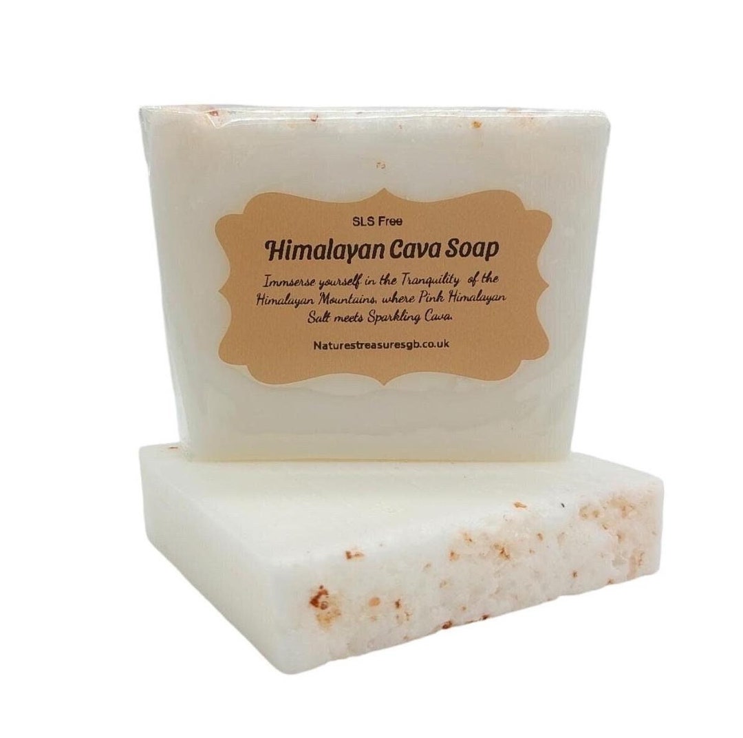 Himalayan Salt & Cava Soap Bar Slice Subtle Sparkling Champagne Scent ...