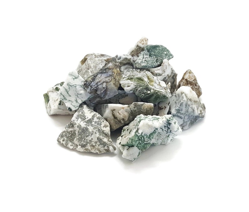 Natural Raw Tree Agate Tree Agate Crystal Earth Connection - Etsy UK