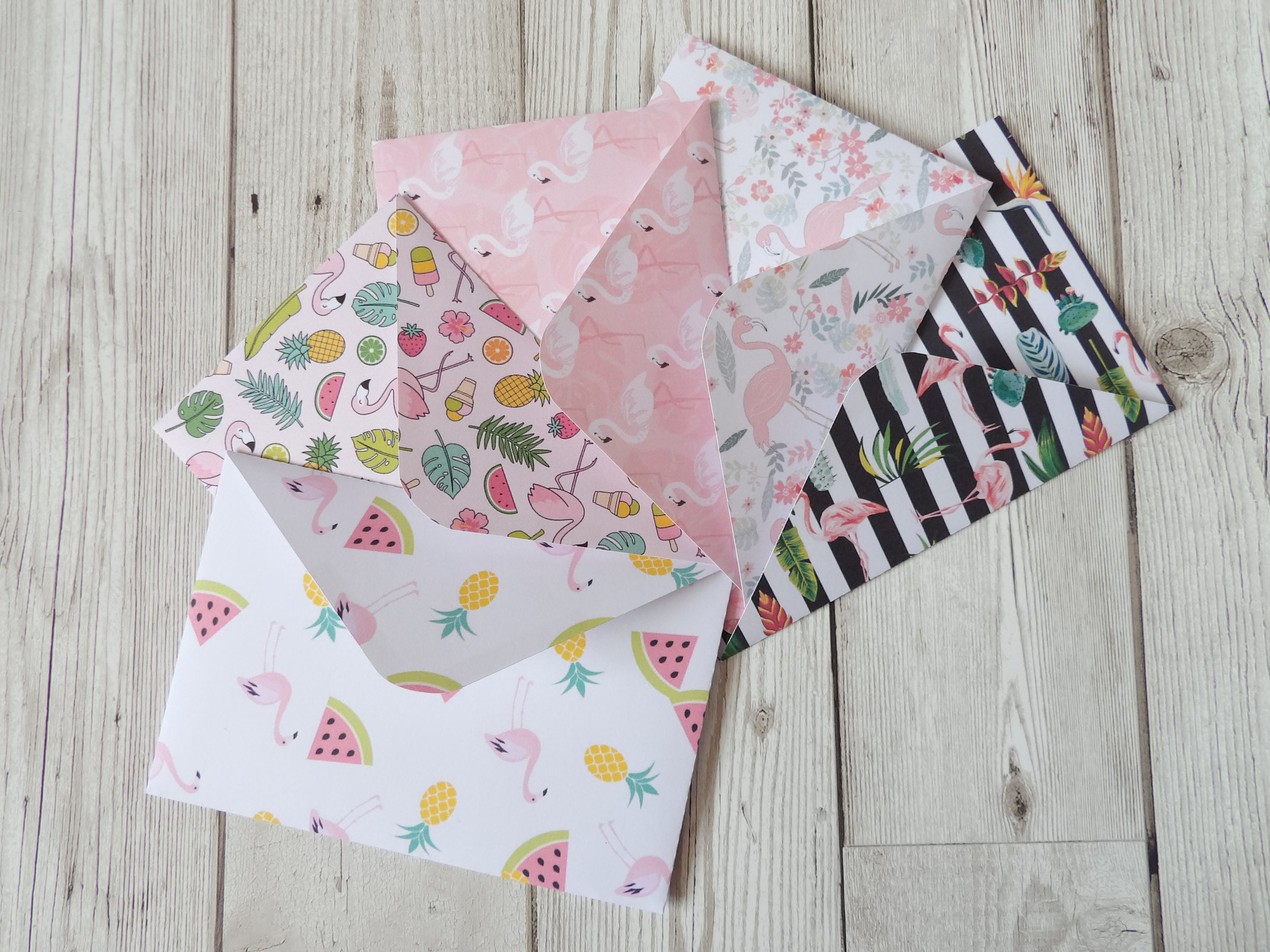 Flamingo Money Envelopes Pack of 5 - Etsy.de