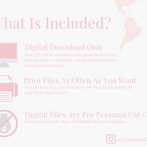 Travel Bucket-list, Printable Download, Wanderlust List, Travel to Do ...