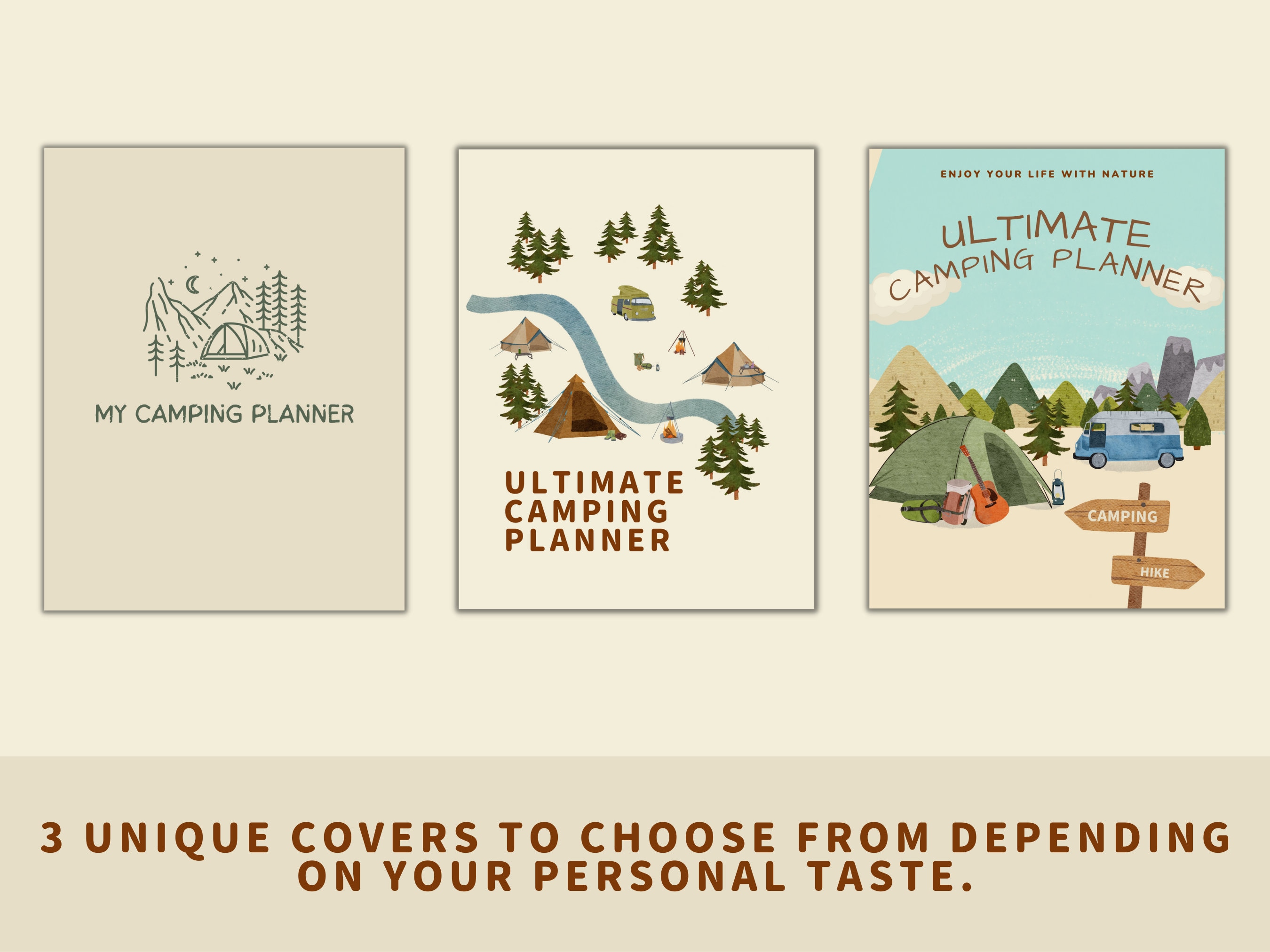 Ultimate Camping Planner Printable Travel Camping Itinerary Camping ...