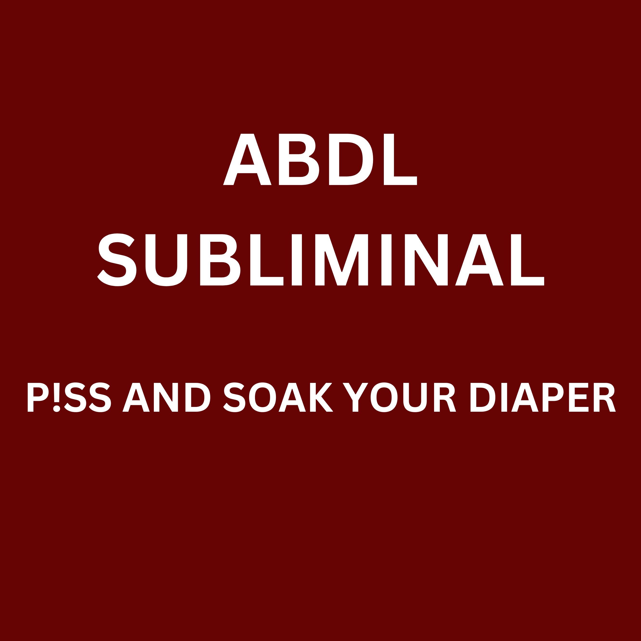 Abdl Subliminal Hypnosis Number 1s Forever In Your Diaper Or Nappy Etsy