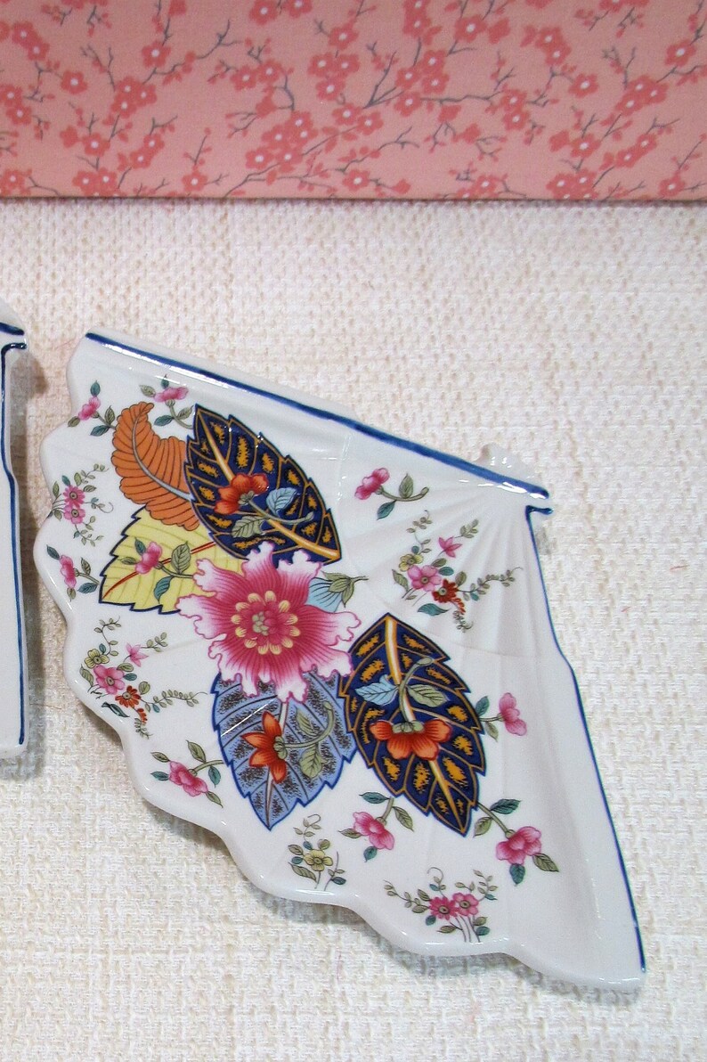 Vintage Tobacco Leaf Fan Dish Wall Hanging/1970s/euc/seymour Mann ...